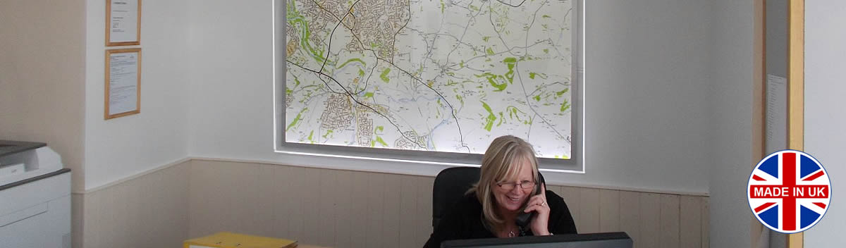 Estate Agents Illuminated LED Wall Maps | Bespoke OS Maps White Light ...