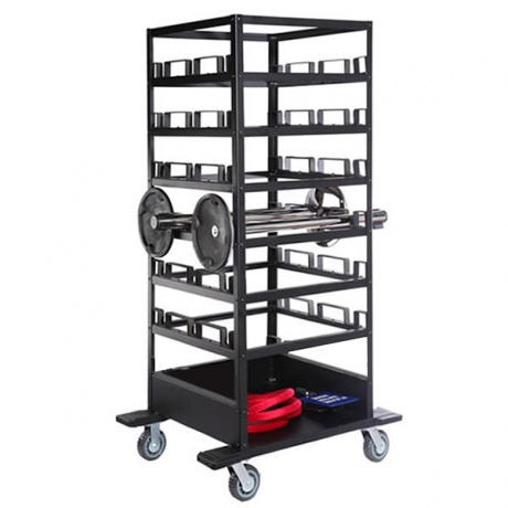 Storage and Transportation Carts for Queue Barrier Posts White Light ...
