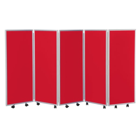 Buy Mobile Folding Concertina Room Dividers and Screens White Light Display