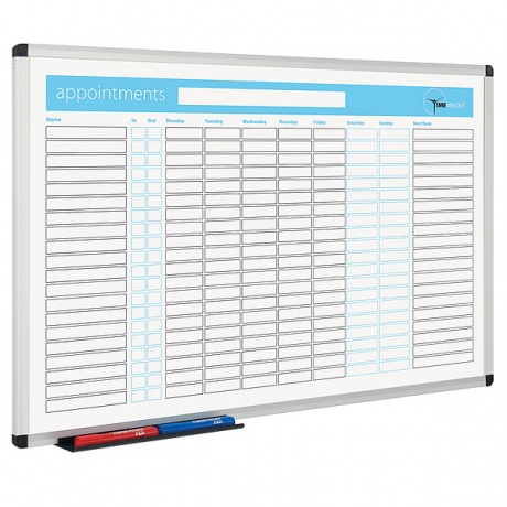 Planning Whiteboards | Pre Printed Planning Whiteboards White Light Display