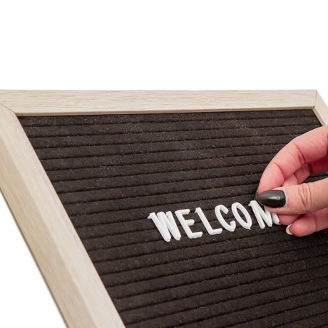 Peg Letter Menu Boards & Free Character Set White Light Display