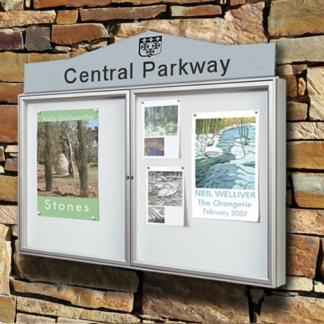External Noticeboards | Outdoor Noticeboards | Low Prices White Light ...