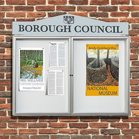 External Noticeboards & Outdoor Noticeboards White Light Display