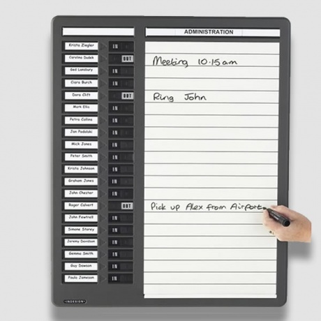 Indesign Staff In Out Boards | Attendance Boards White Light Display