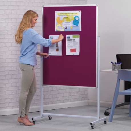 Buy Mobile Noticeboards Online White Light Display