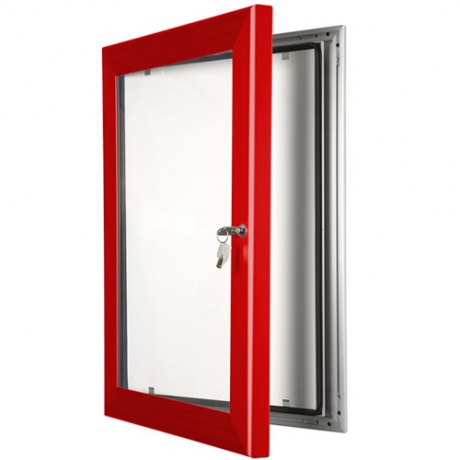 Buy Lockable Poster Cases | Tamperproof Poster Cases White Light Display