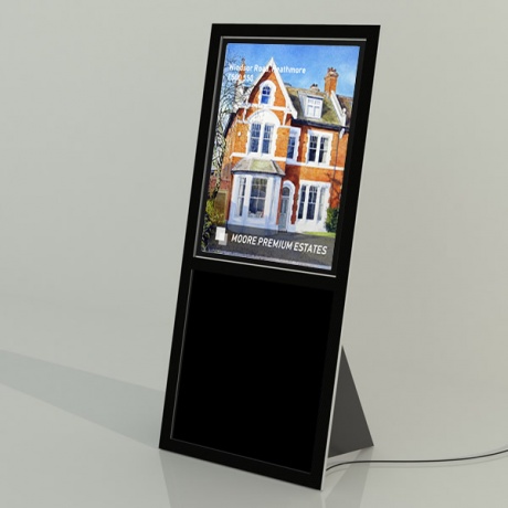 Freestanding LED Light Pocket Displays | For Estate Agents White Light ...