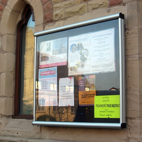 External Noticeboards | Outdoor Noticeboards | Low Prices White Light ...