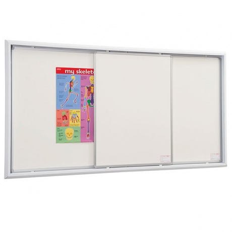 Confidential Lockable Whiteboards | Winged Whiteboards White Light Display