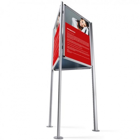Freestanding Poster Display | Floor Standing Poster Frames White Light ...