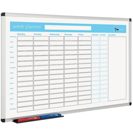 Planning Whiteboards | Pre Printed Planning Whiteboards White Light Display