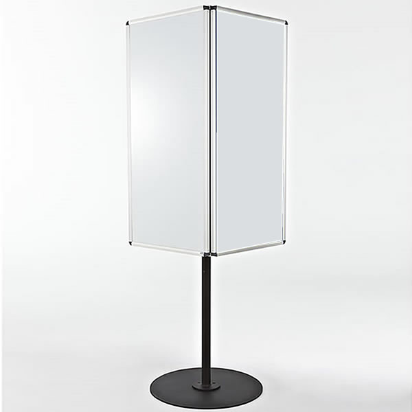 Rotating 3 Sided Whiteboard | Fantastic Online Prices White Light Display