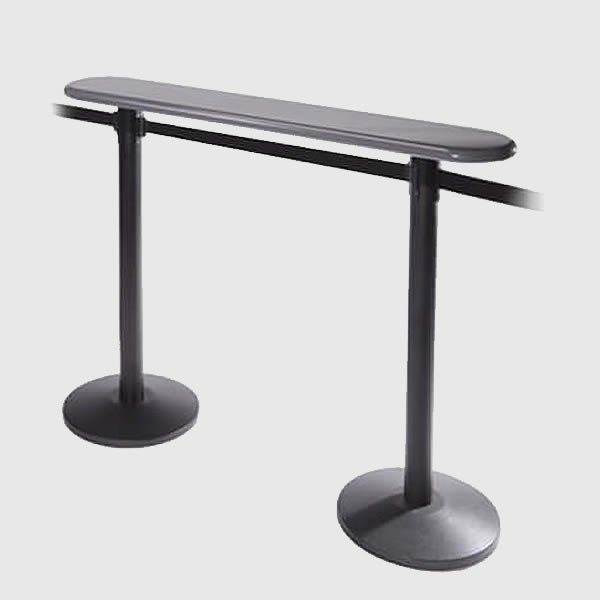 Writing Table for Retractable Belt Queue Barriers White Light Display