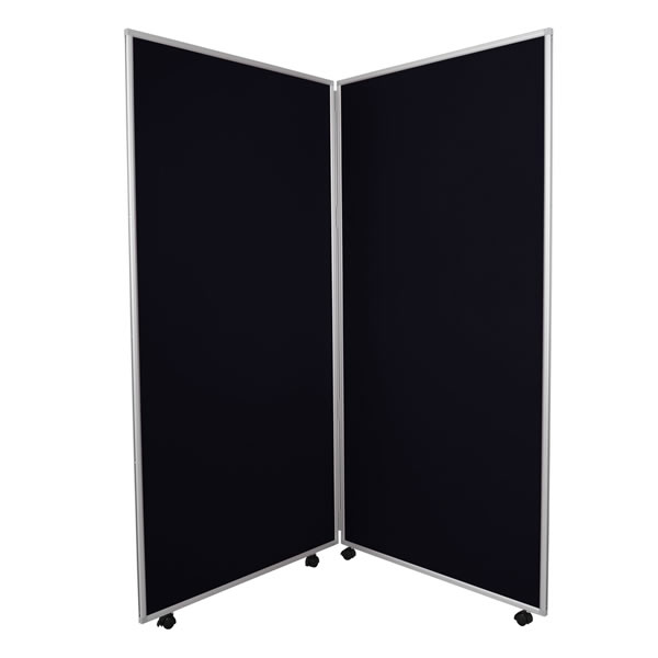 Buy Aluminium framed Mobile Folding Display Kit, with castors White ...
