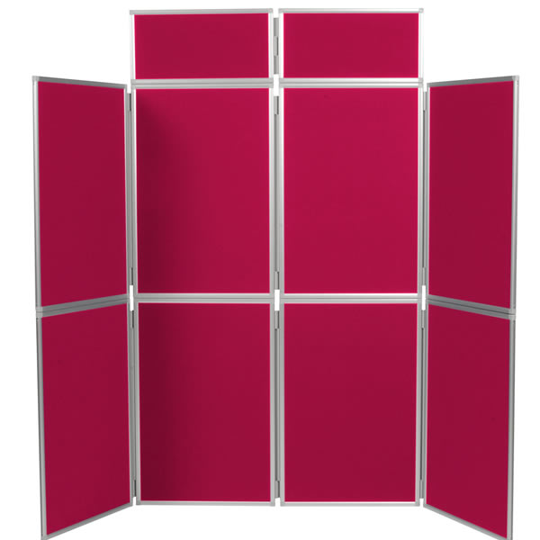 Buy 8 Panel Folding Display Kit with Aluminium Frame White Light Display