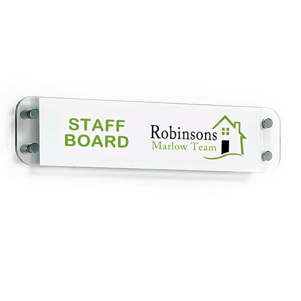 Crystal School Achievement Board in Portrait Orientation White Light ...