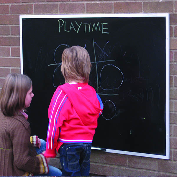 Buy Playground Weatherproof Outdoor Chalkboard for Schools White Light ...