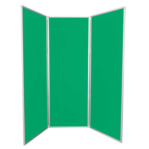 Schools Folding Panel Display in large choice of colours White Light ...