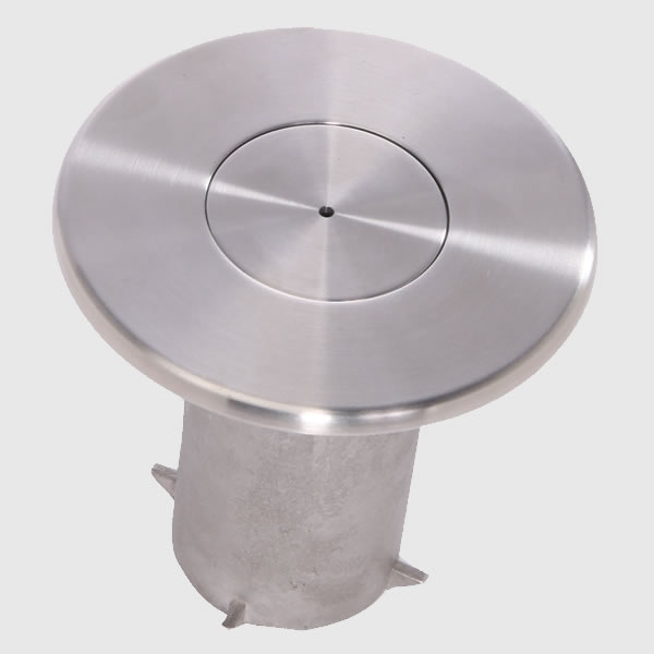 Floor Socket & Cap for Removable Retractable Belt Barrier White Light ...