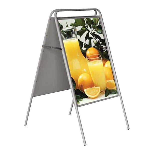 Tubular A Board without Header with White Frames White Light Display
