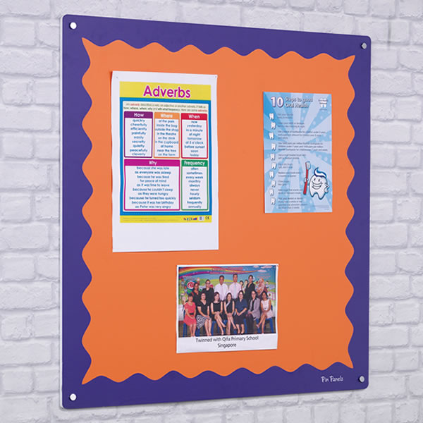 Pin Panelz 2 Colour Noticeboard | Great Online Prices White Light Display