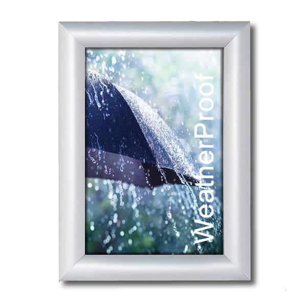 Waterproof Exterior Snap Frame with 25mm Aluminium Profile White Light ...