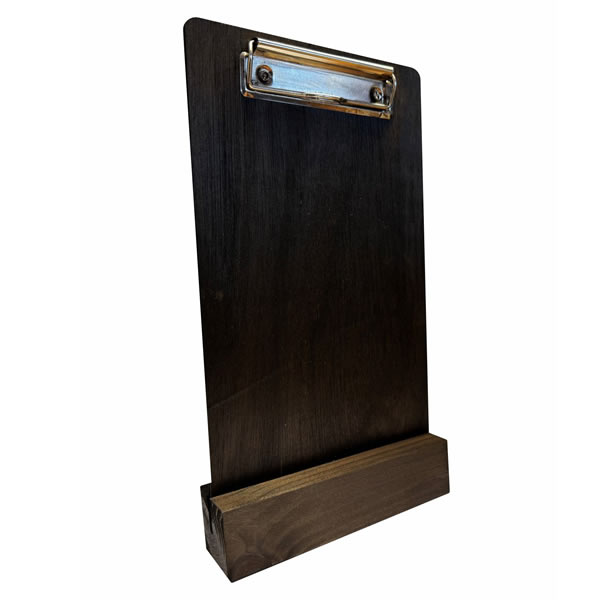 Freestanding Wooden Menu Clipboard in Menu Sizes A5 & A4 White Light ...